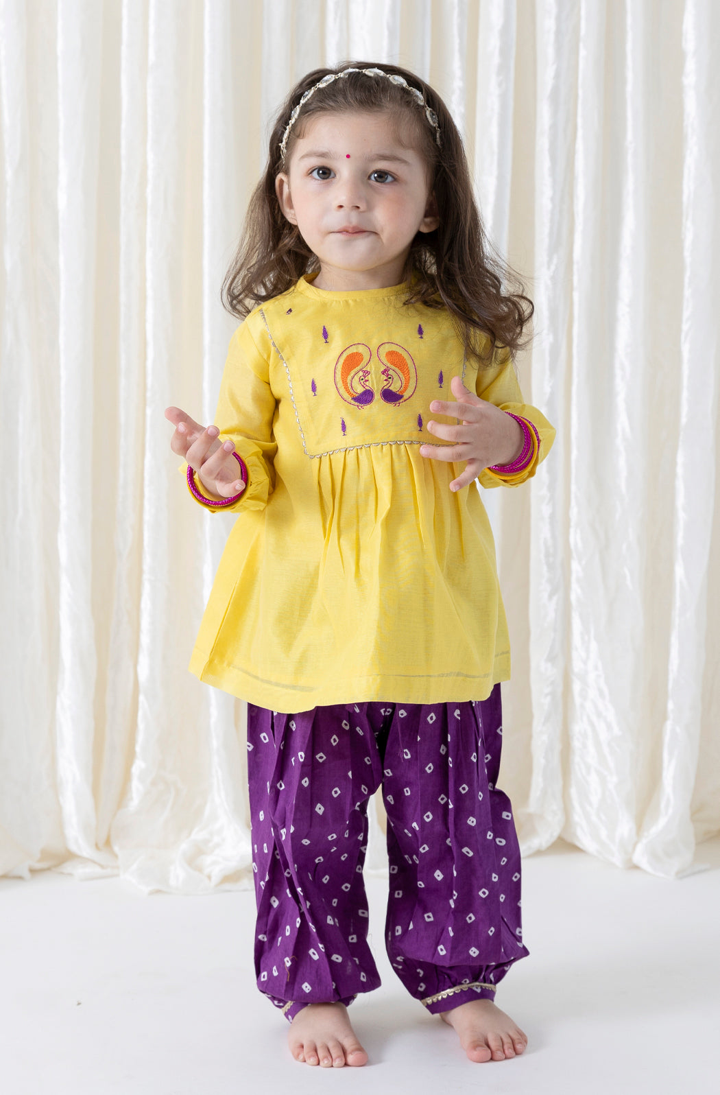 Peacock Bloom Suit Set – Tiber Taber Kids
