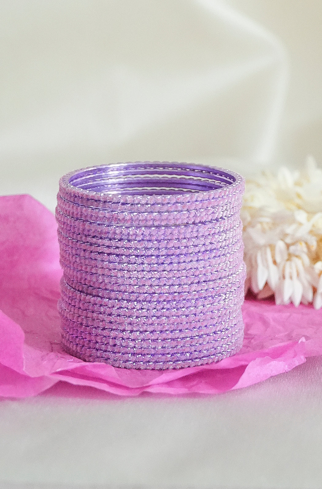 Lavender Sparkle Bangles – Tiber Taber Kids